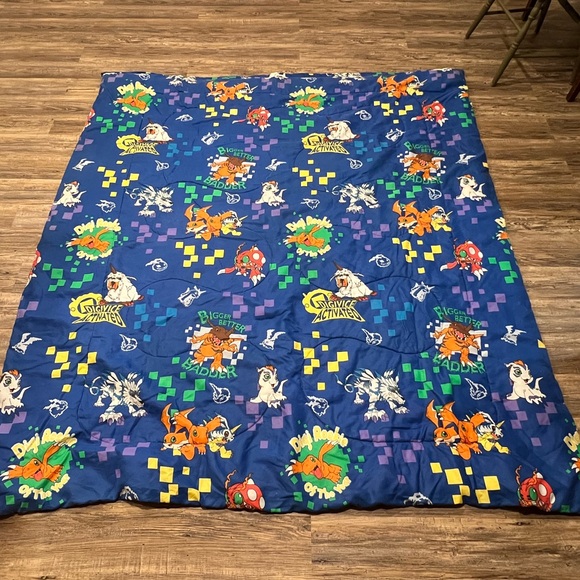 Bedding | Rare 9s Vintage Digimon Twinfull Comforter | Poshmark